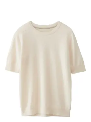 LISA YANG STORE The Kenza T-Shirt Cream