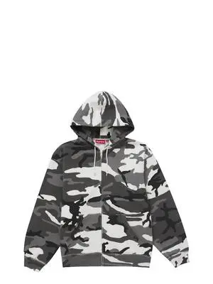 Supreme Work Zip Up Hooded Sweatshirt - Snow Camo