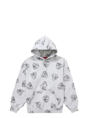 Supreme Love Cash Hooded Sweatshirt - Ash Grey