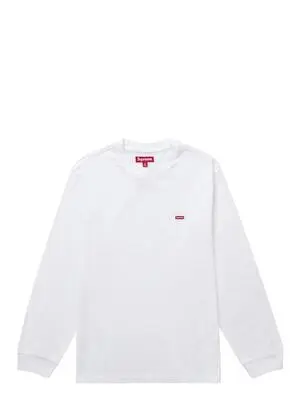 Supreme Small Box Long Sleeve Tee Shirt - White