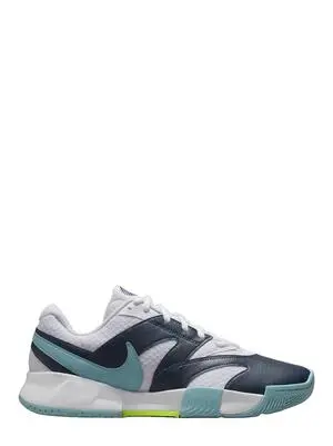 Nike Court Lite Sneakers - White/armory Navy Blue/denim Turquoise