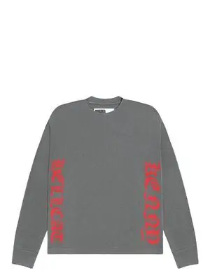SP5DER Hellcat Kenny Thermal Long Sleeve Shirt Grey