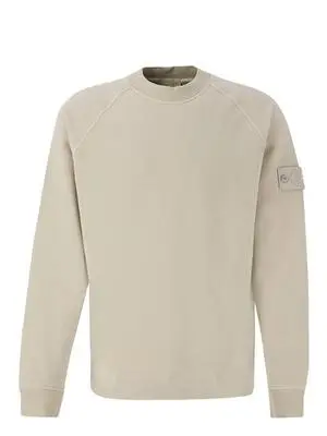 Stone Island Ghost Crewneck Sweatshirt - Beige