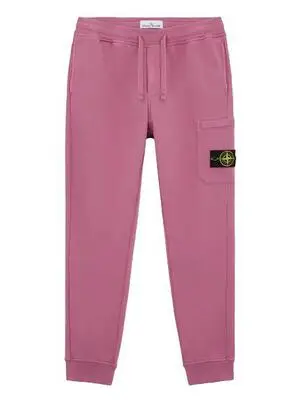 Stone Island Brushed Organic Cotton Joggers - Rose Quartz