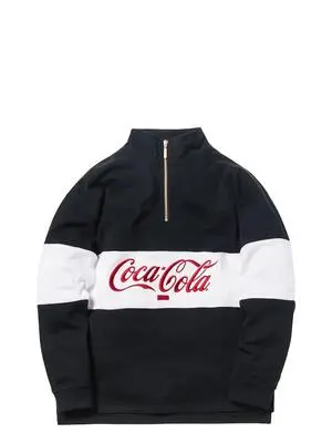 Kith X Coca-cola Quarter Zip Rugby - Black