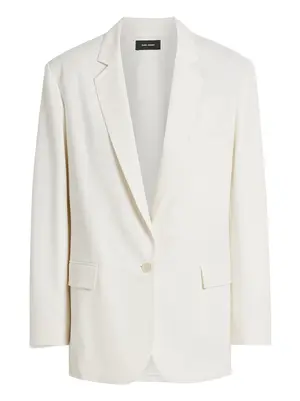 Isabel Marant Elder Wool-twill Blazer - Ivory