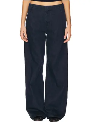 RE/DONE Trouser Wide-leg Jeans - Cross Hatch Rinse