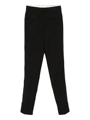 GANNI Tapered Trousers - Black