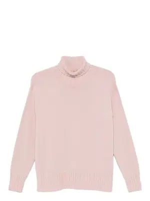 DRUMOHR Wool Turtleneck Sweater - Pink