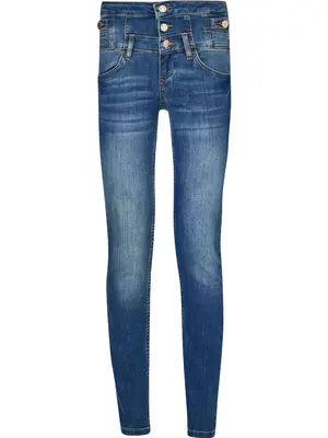 Liu Jo Buttoned Skinny Jeans - Blue