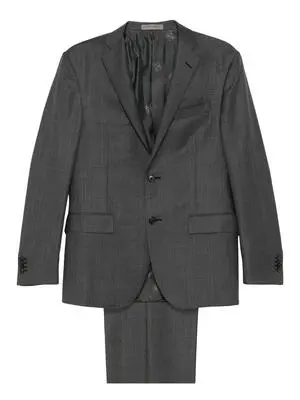 Corneliani Prince Of Wales-check Suit - Grey
