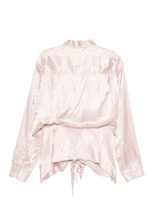 Martine Rose Knotted Shirt - Pink