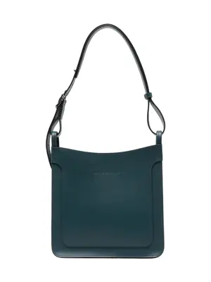 Longchamp Le Foulonné Leather Shoulder Bag - Blue