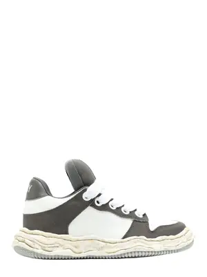 Mihara Yasuhiro Wayne Leather Sneakers - Brown