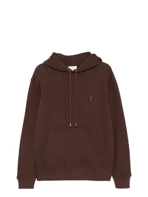 Maison Kitsuné Bold Fox Head Patch Comfort Hoodie - Brown