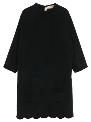 N°21 Pleated Mini Dress - Black