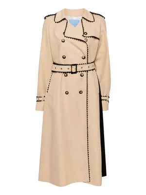 MACGRAW Cotton Trench Coat - Neutrals