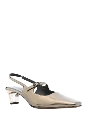 Clergerie 55mm Suzie Pumps - Gold