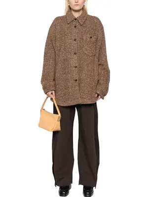 JNBY Patchwork Straight Trousers - Brown