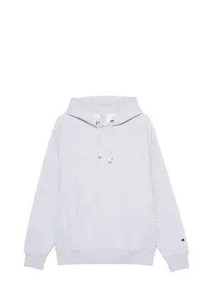 Champion Logo-embroidered Hoodie - Grey