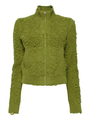 JNBY Zip-up Cardigan - Green