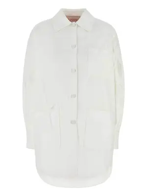 Valentino Garavani Button-up Shirt Jacket - White