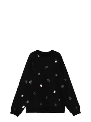 JNBY Butterfly Pattern Sweatshirt - Black