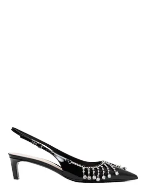 Gucci Rhinestone-embellished Pumps - Black
