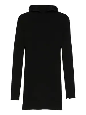 Fendi Ribbed-knit Mini Dress - Black