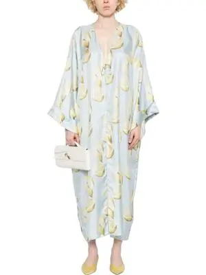 GIVENCHY Givenchy Lemon-Print Kaftan