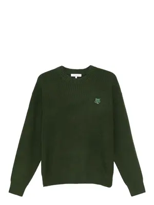 Maison Kitsuné Fox-motif Sweater - Green