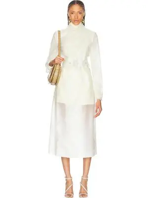 TOM FORD TOM FORD Technical Material Trench Coat Transparent