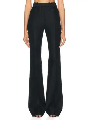 TOM FORD Tailored Wide Leg Pant - Black