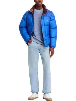 Moncler Verone Reversible Down Jacket Blue
