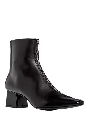 Simkhai Ryder Zip Front Booties - Black