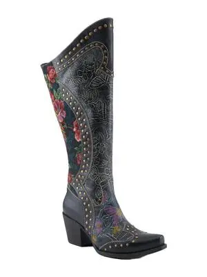 SPRING STEP SHOES Mallorie Knee High Boot - Black