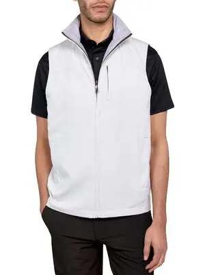 CON.STRUCT Regular Fit Wavy Print Reversible Performance Vest - Grey