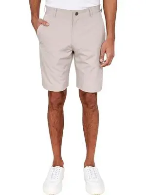 CON.STRUCT Regular Fit Recycled Performance Golf Shorts - Khaki