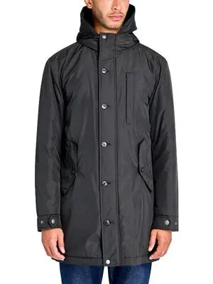 BROOKLYN BRIGADE Solid Recycled Utility Parka - Black