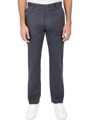 BROOKLYN BRIGADE Slim Fit Cotton Stretch Utility Pants - Charcoal