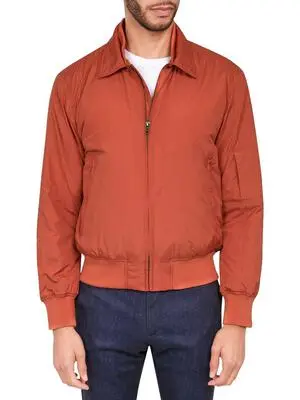 BROOKLYN BRIGADE Brooklyn Brigade Solid Water Repellent Bomber Jacket Orange