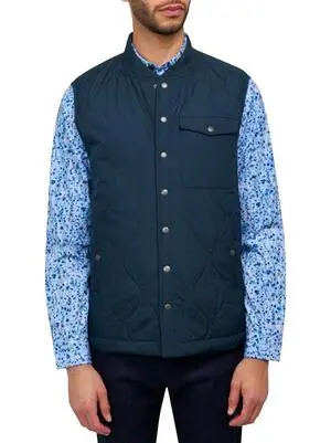 BROOKLYN BRIGADE Quilted Puffer Vest - Navy