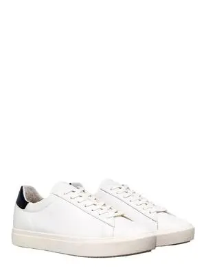 Clae CLAE Bradley Venice Leather Sneaker White Leather Navy