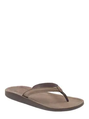 Olukai OluKai Southshore Flip Flop Dark Java/dark Java