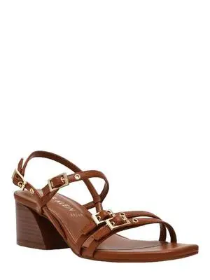 Anne Klein Anne Klein Mackenzie Strappy Sandals Brown Smooth