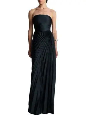 A.L.C. A.L.C. Bianca Pleated Gown Forest
