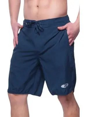 ROKKA&ROLLA Quick-dry Stretch Swim Trunks - Navy
