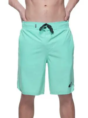 ROKKA&ROLLA Quick-dry Stretch Swim Trunks - Teal