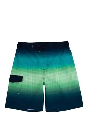 ROKKA&ROLLA Quick-dry Swim Trunks With Elastic Waist - Green Vapor