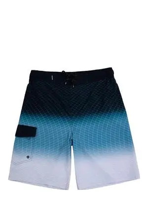 ROKKA&ROLLA Quick-dry Swim Trunks With Elastic Waist - Midnight Gradient